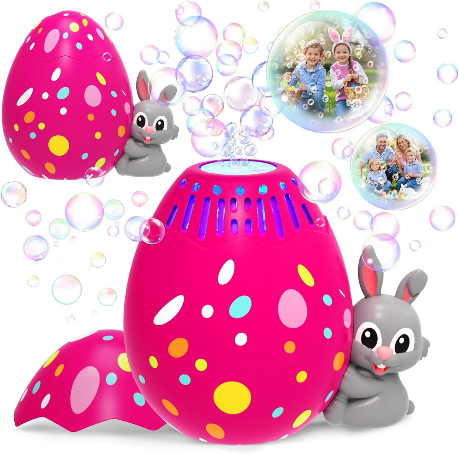 Bubble Machine for Toddlers,Rabbit Bubble Machine for Kids,Automatic ...