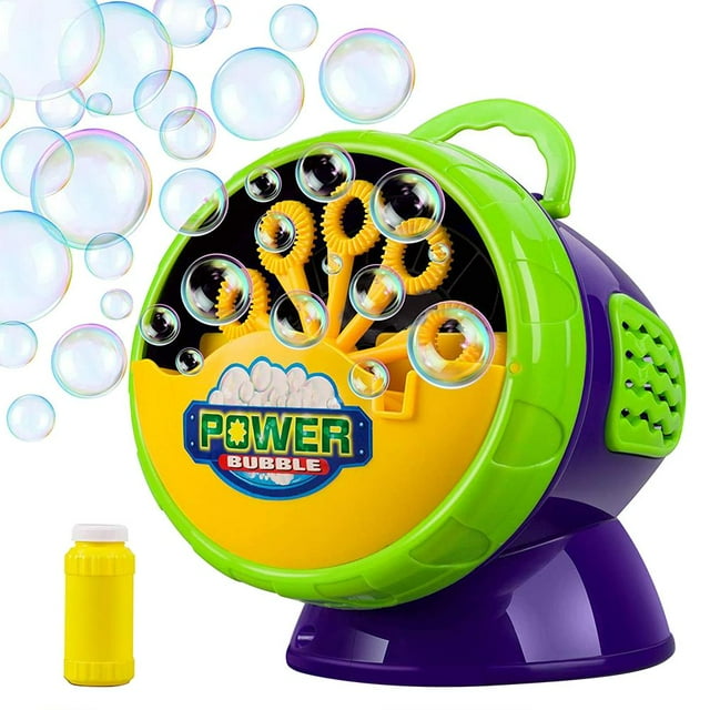 Bubble Machine for KIDS Soap Bubbles Machines with Bubble Liquid for ...