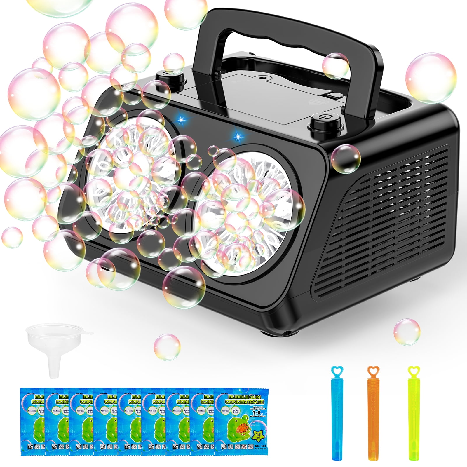 Bubble Machine for Kids, 20000+ Bubbles Per Minute, Electric Bubble ...