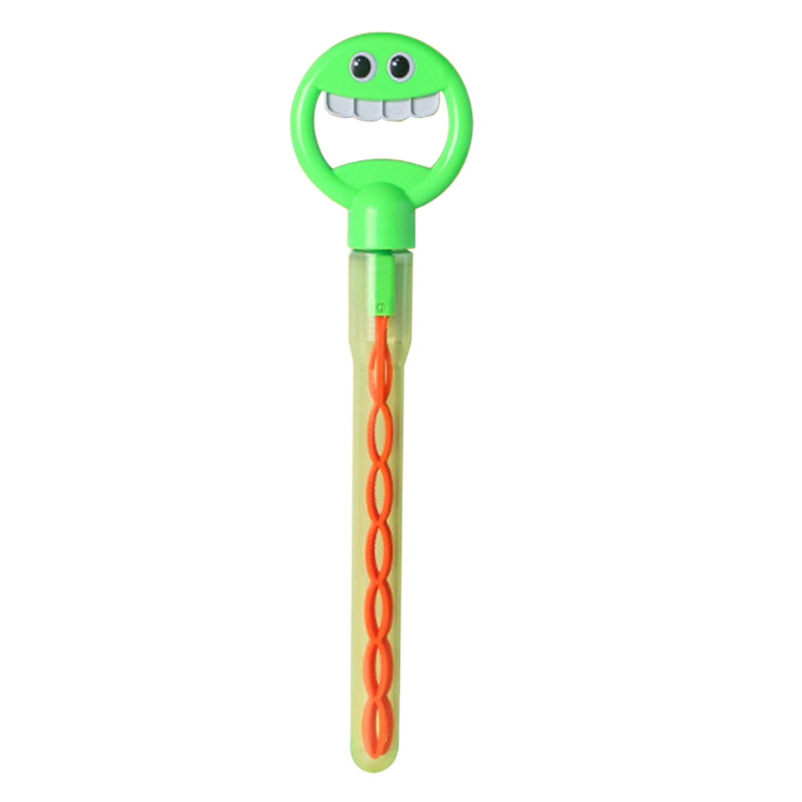 Bubble Machine for Kids 32 Hole Smiling Face Bubble Stick Leak-proof ...