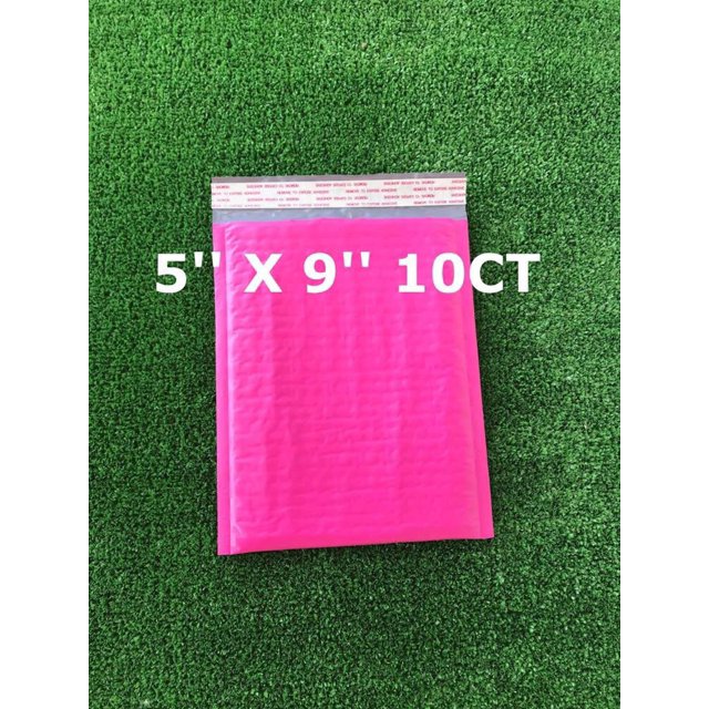 Bubble Mailer 5 x 9 Padded Envelopes Pink Color Quantity 10 - Walmart.com