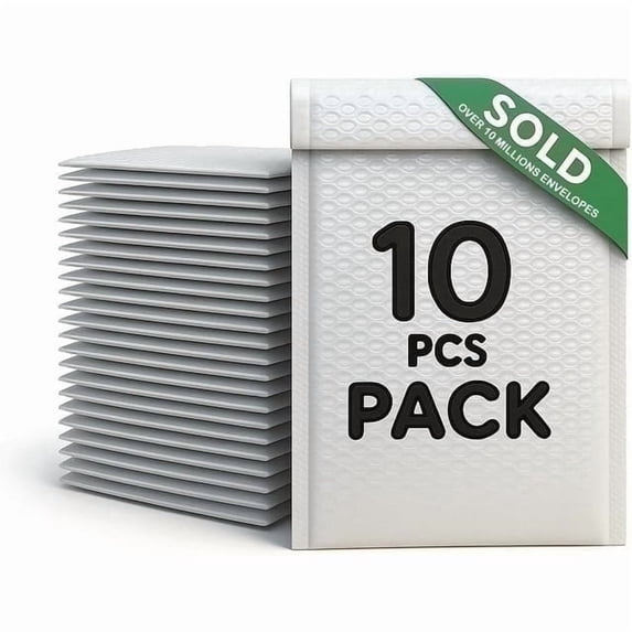 Bubble Mailers, 6 x 9 inches, Small Business Shipping Supplies, Pack of ...
