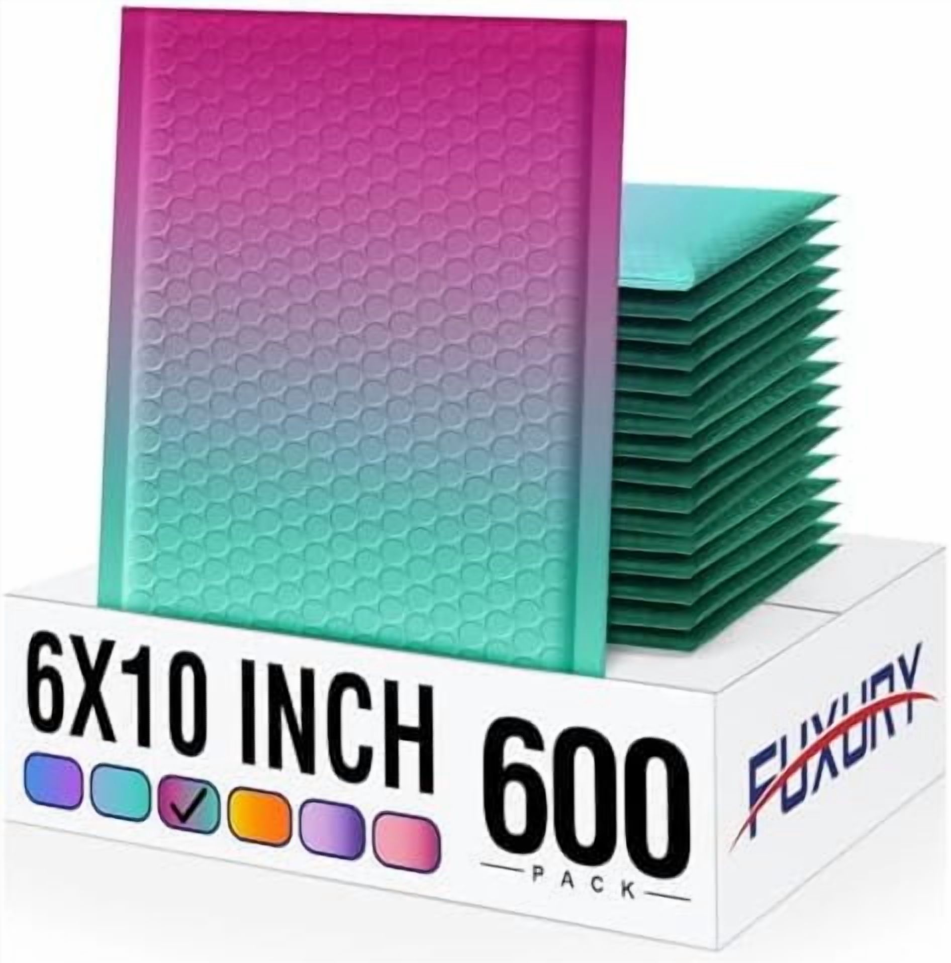 Bubble Mailers 6x10 Inch 600 Pack Padded Envelopes Usable Size 6x9 ...