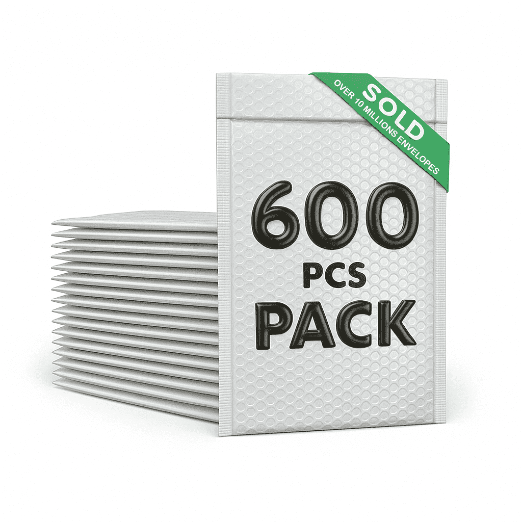 Bubble Mailers 6x10 Inch 600 Pack White Bubble Mailers Waterproof ...