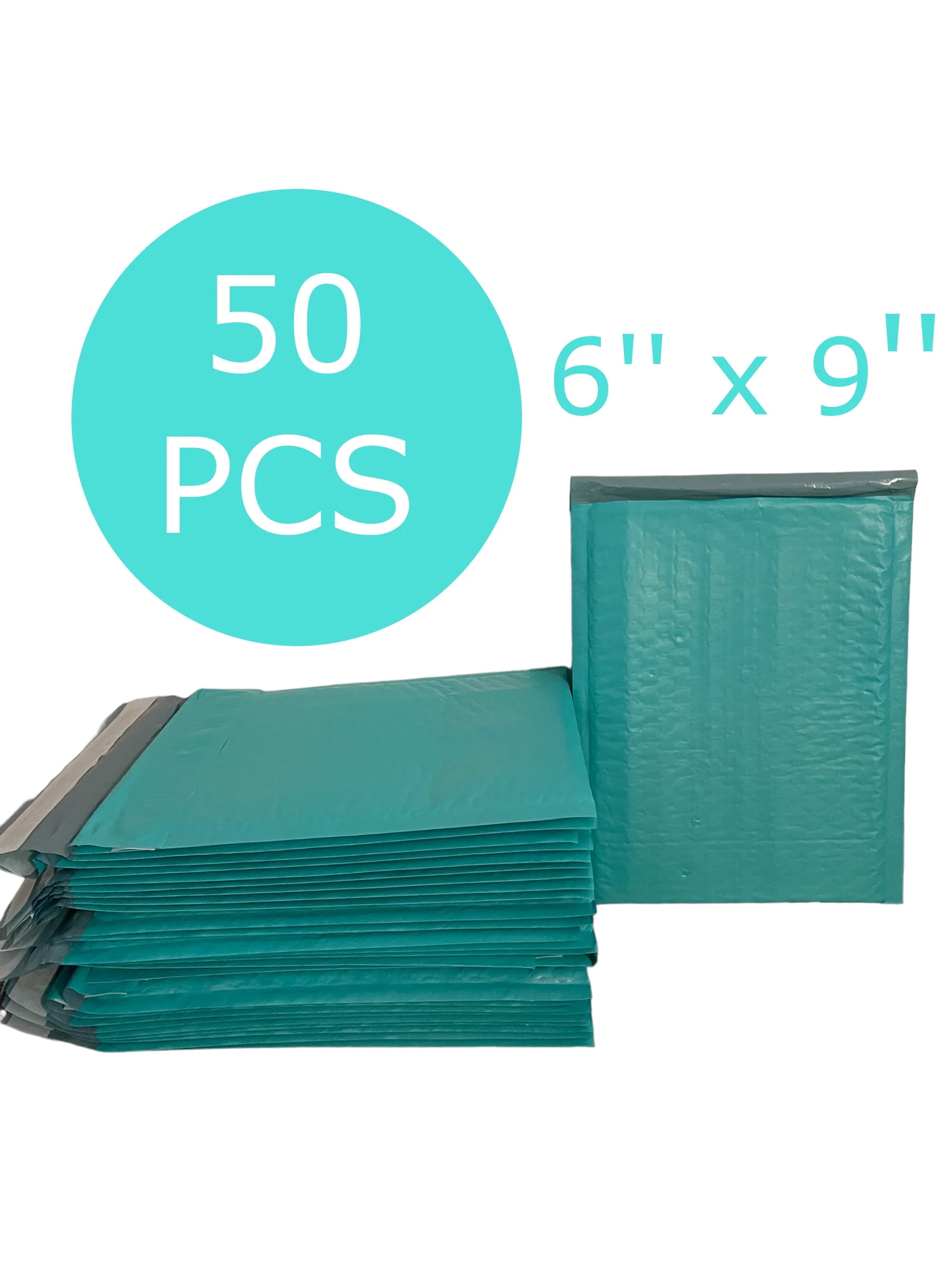 Bubble Mailers 6x9 Padded Envelopes Giftday777 Brand Teal Color ...