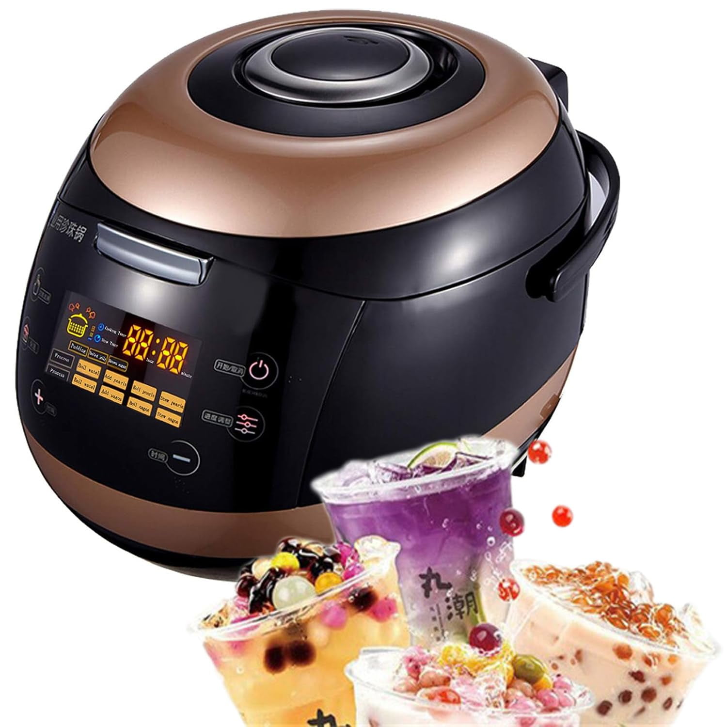 Bubble Milk Tea Maker Machine Commercial Tapioca Pearl Cooker Machine ...