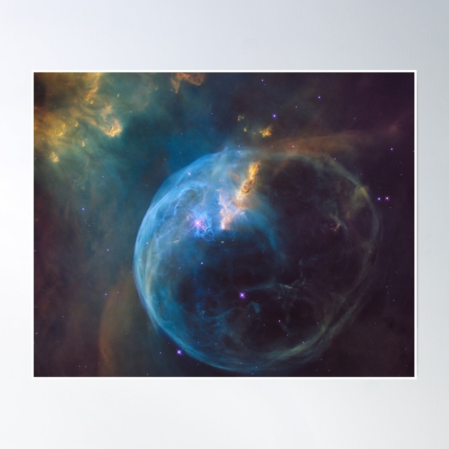 Bubble Nebula - Ngc 7635 - Hubble Space Telescope Image Poster Wall Art ...