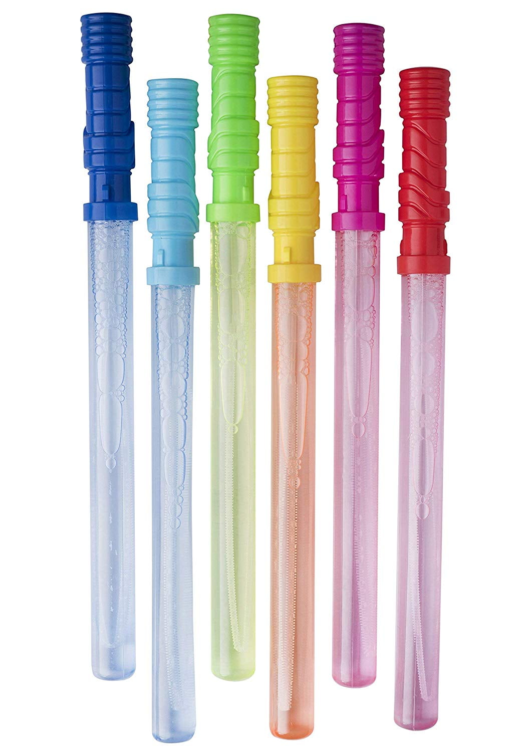 Bubble Play 6 Pack -4oz of Bubble Wands Giant Bubble Blowers for Kids ...