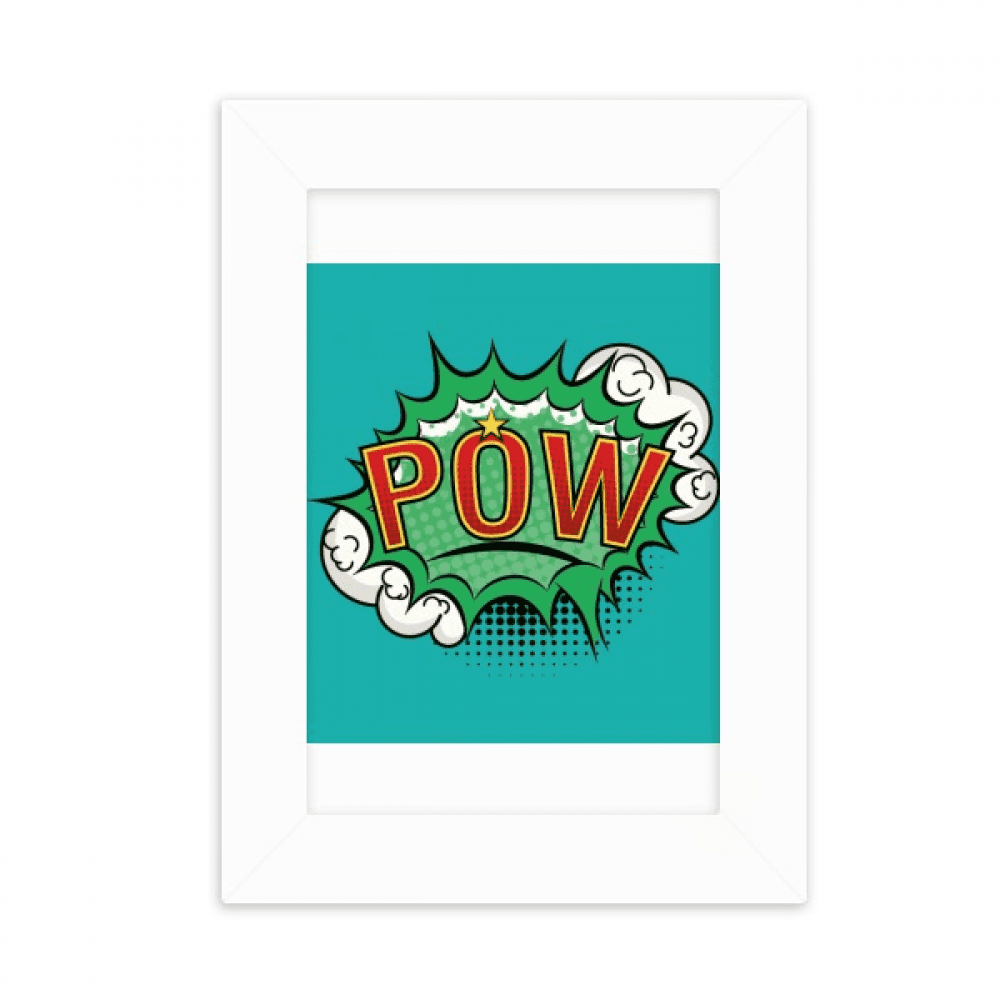 Bubble Pow Green Cartoon Dialog Desktop Photo Frame Picture Display ...