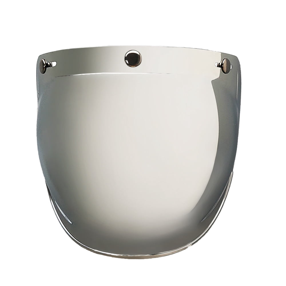 Bubble Shield 3 Snap Retro Helmet Face Shield Uv-cut Open Face Helmet ...