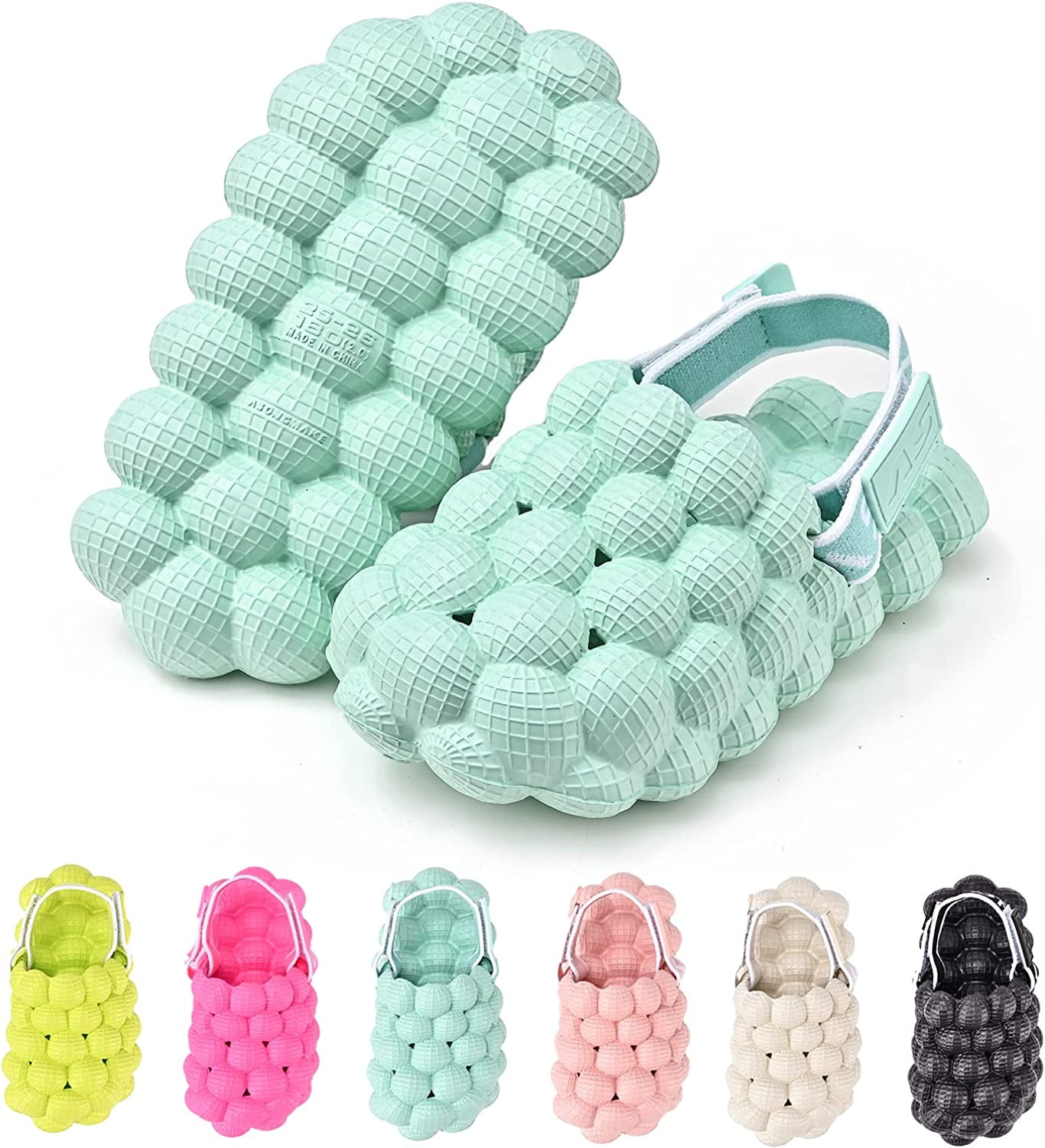 Bubble Slides for Kids Sandals, Massage Golf Ball Slides Sandals ...