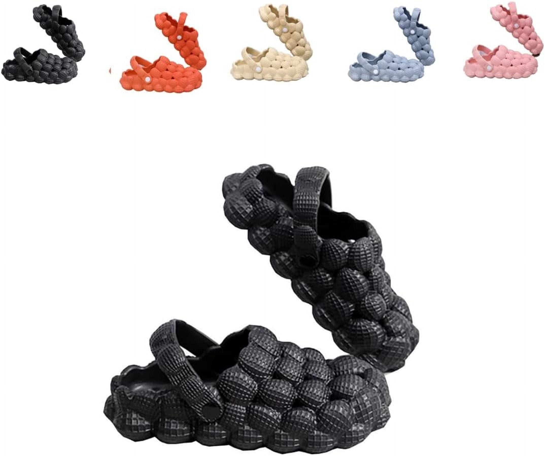 Bubble Slides for Women Men ，Comfy Non Slip Indoors Slippers For Shower ...