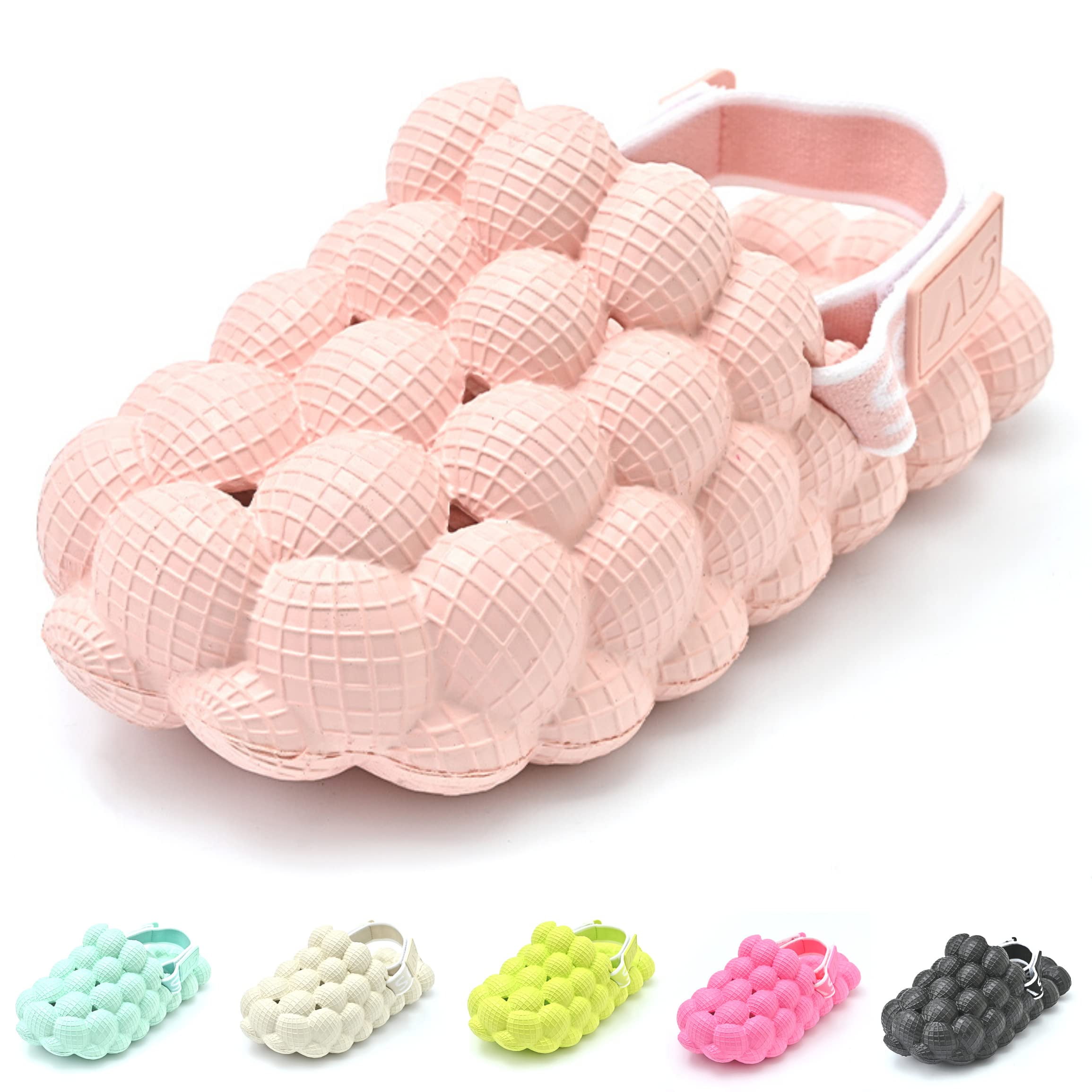 Bubble Slides for Kids Sandals Golf Ball Slides Slippers Clogs Girls ...