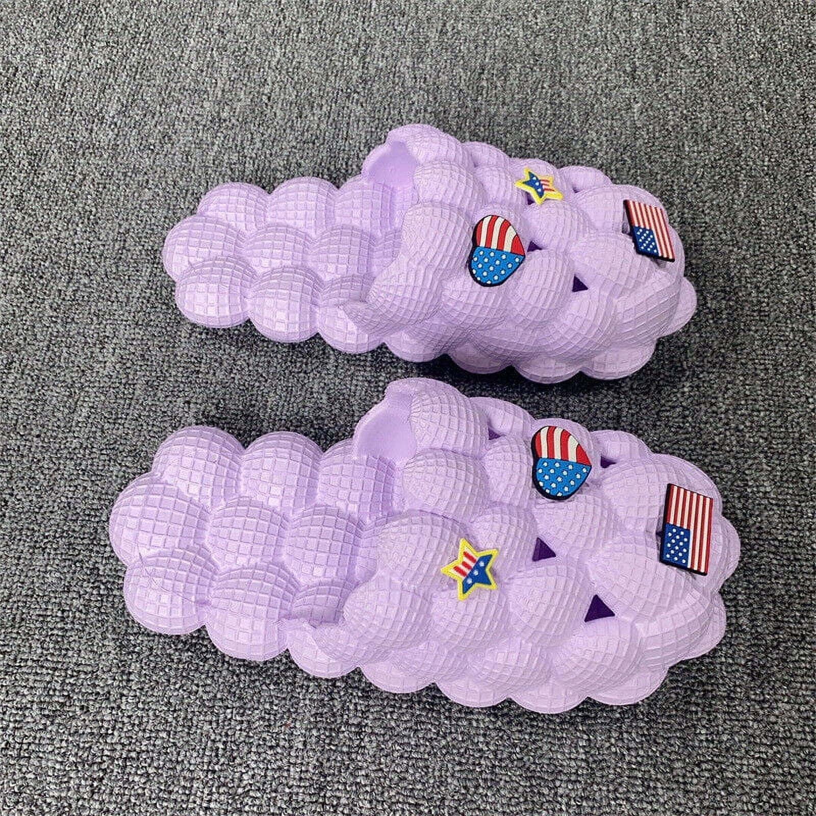 Bubble Slides for Women Men Massage Bubble SlippersShower Trendy Ball ...