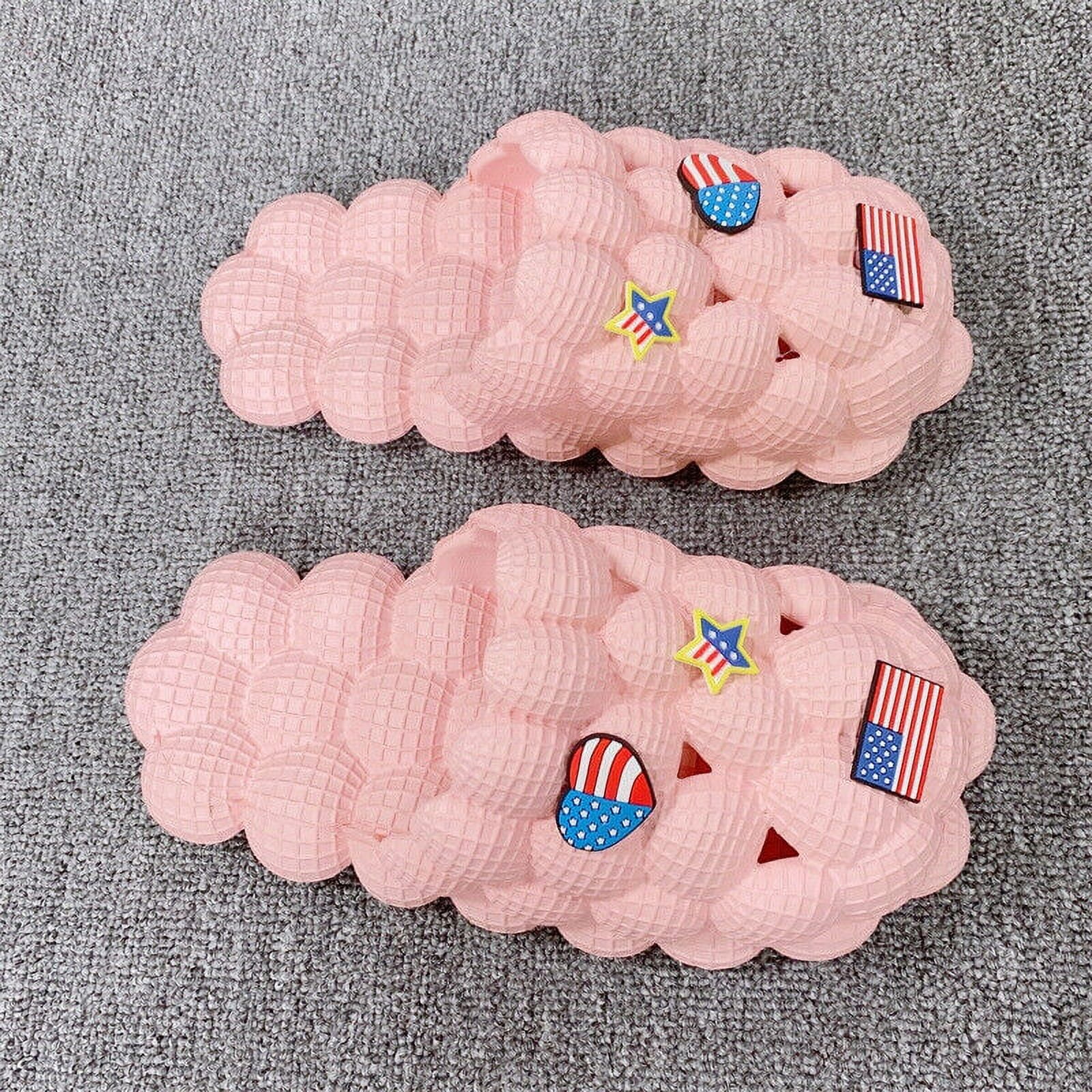 Bubble Slides for Women Men Massage Bubble SlippersShower Trendy Ball ...