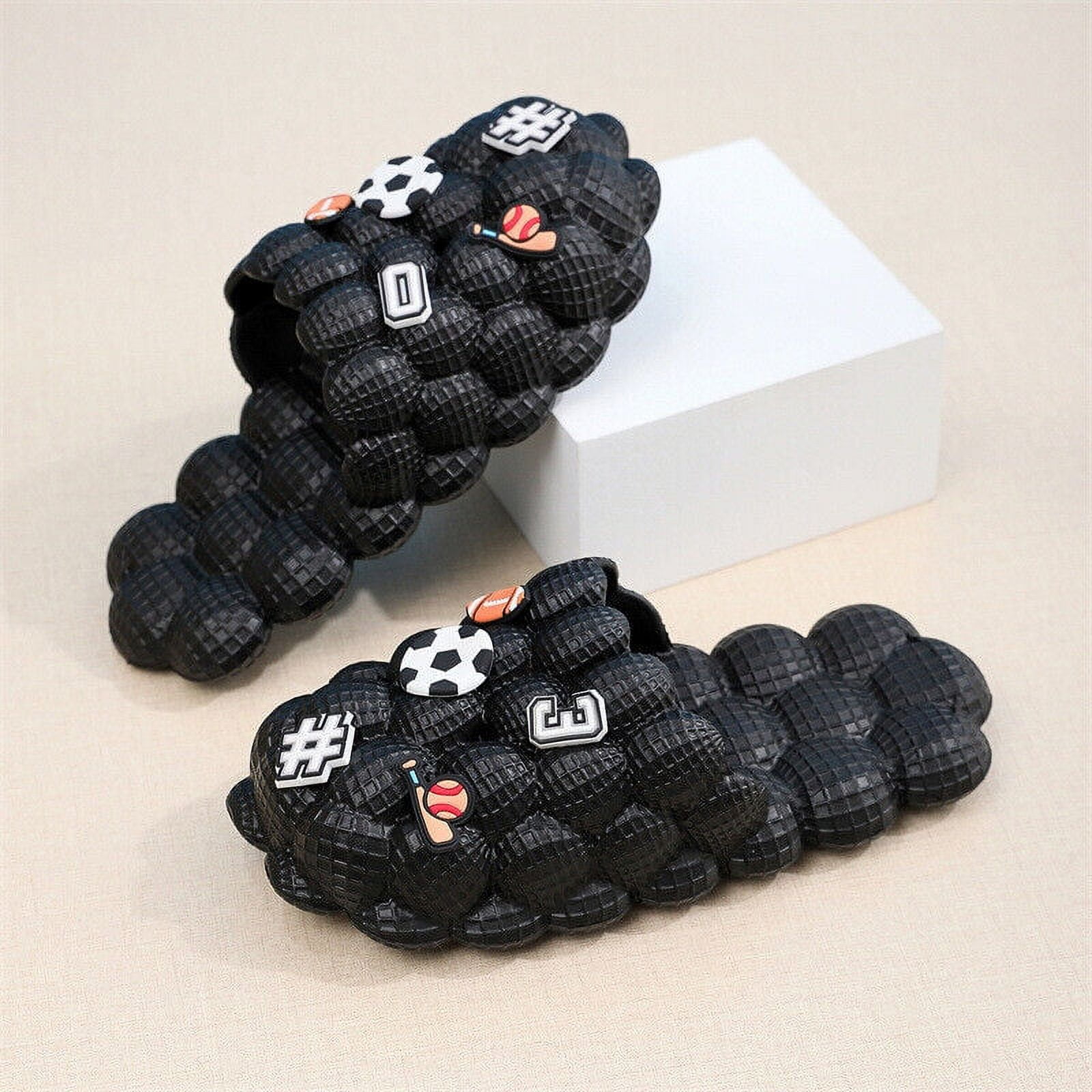 Bubble Slippers Beach Slides for Men Women Foot Massager Slippers Soft ...
