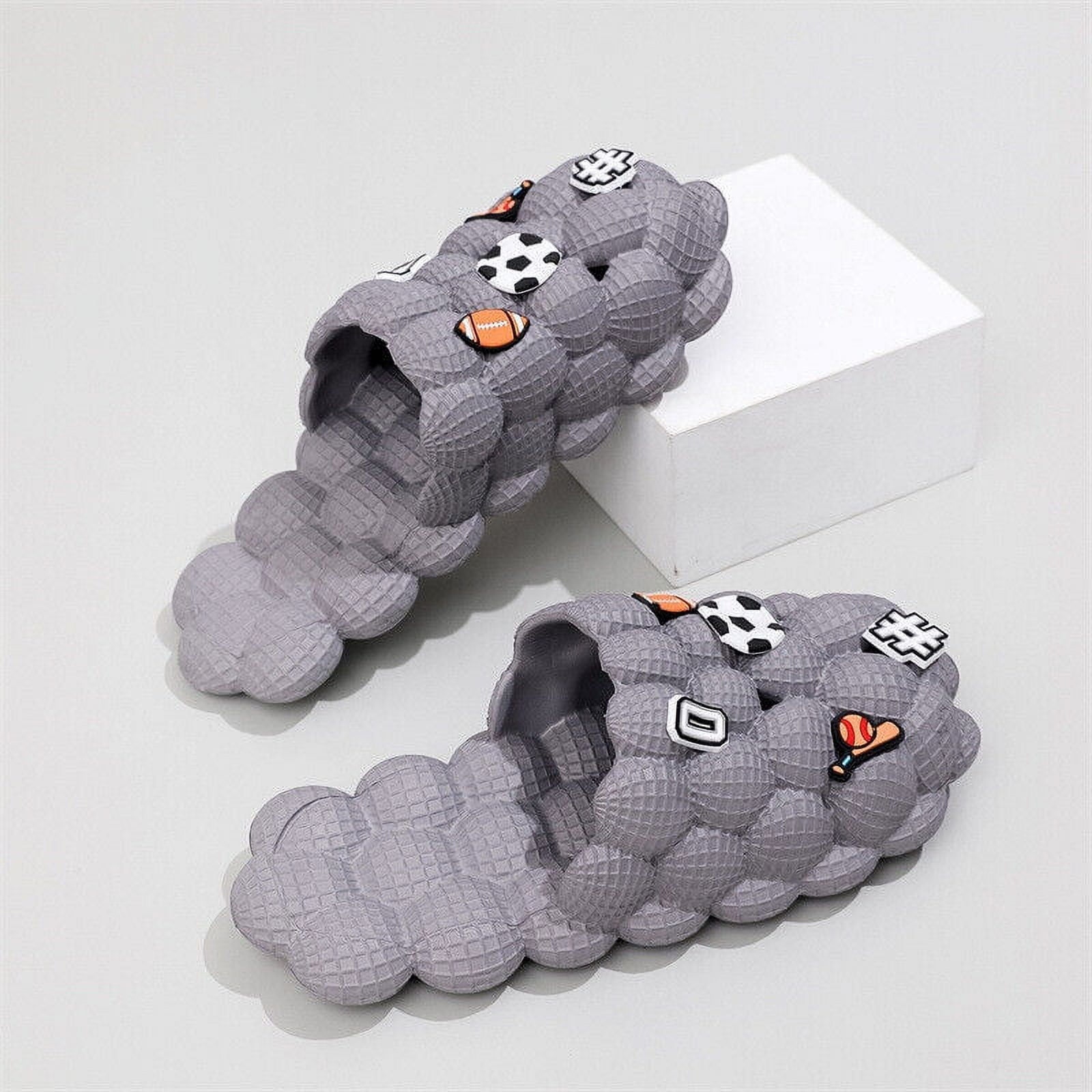 Bubble Slippers Beach Slides for Men Women Foot Massager Slippers Soft ...