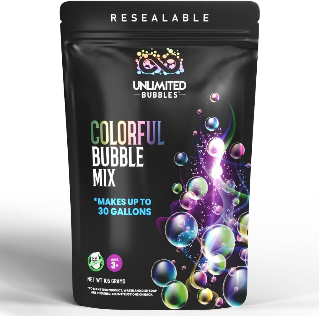 Bubble Solution: Create Perfect Bubbles with This Mix, Works with Wands ...