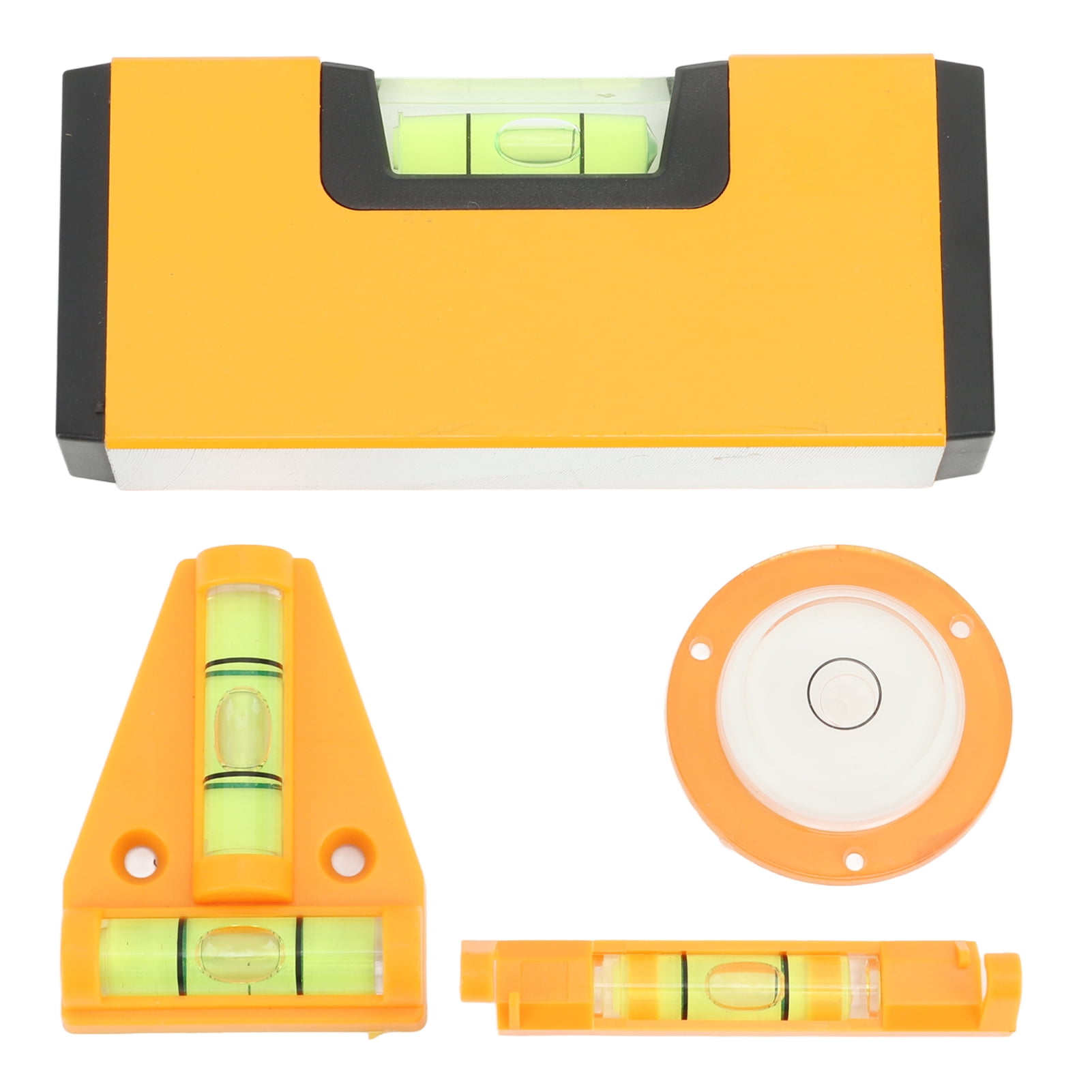 Bubble Spirit Level Set Mini Magnetic T Square Round Level Measuring ...