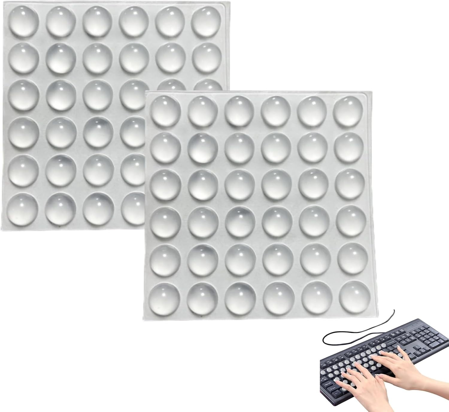 Bubble Stickers for Keyboard, Nadytype Clear Typing Keyboard Bubbles ...