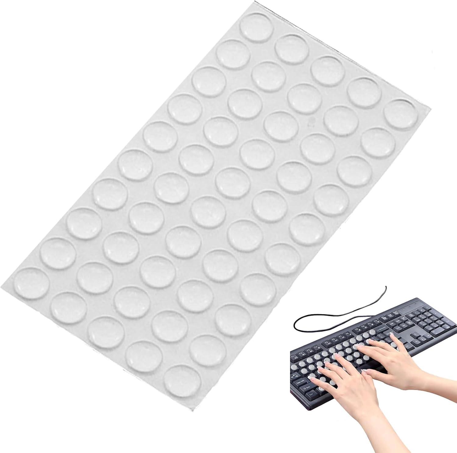 Bubble Stickers for Keyboard, Nail Protection Silicone Keyboard ...