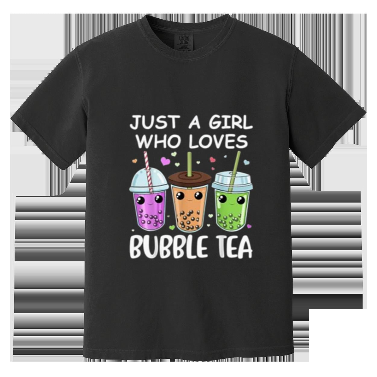 Bubble Tea Boba Drink Kawaii Cute Minimal Style Graphic Art Comfort ...