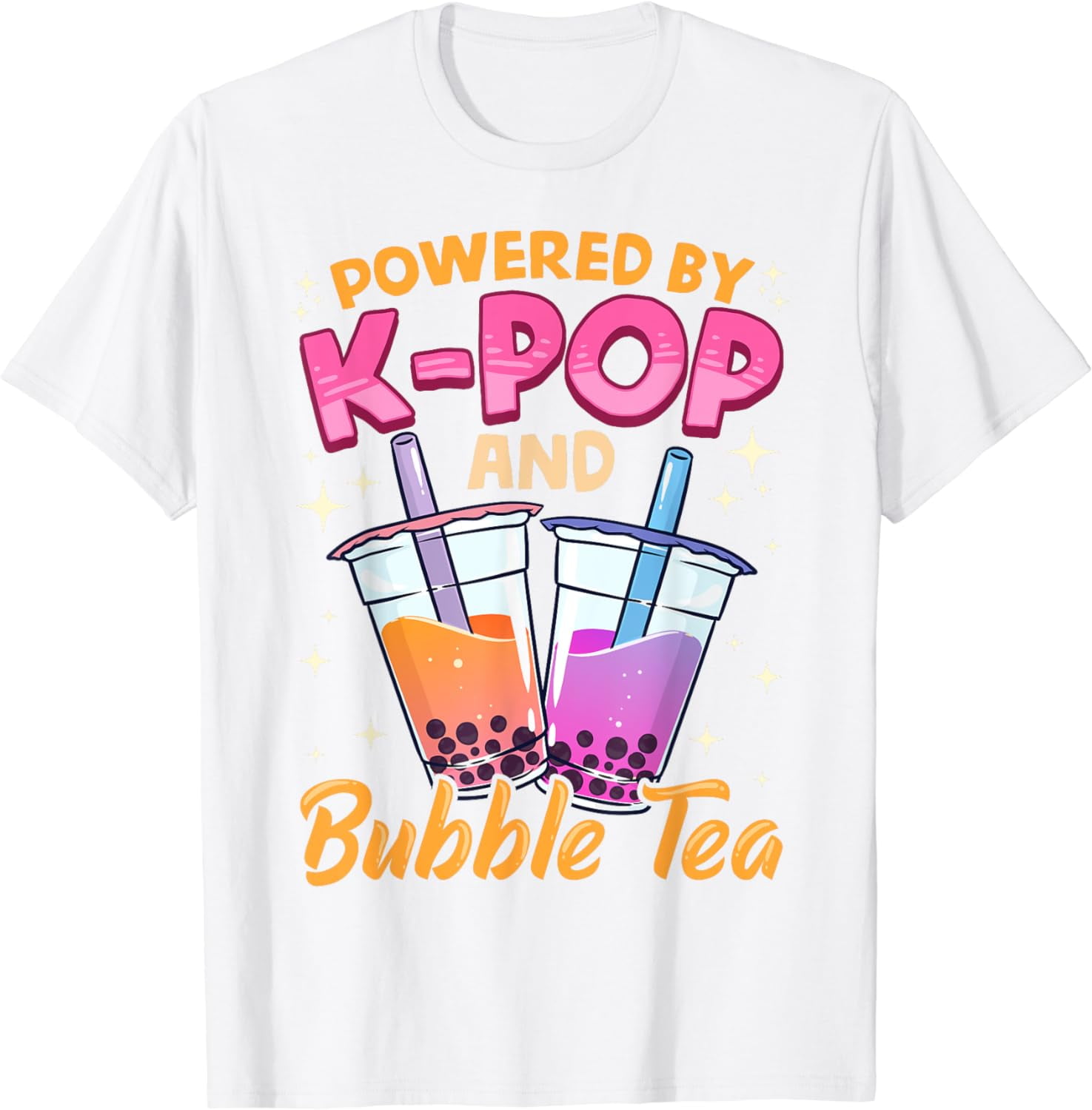 Bubble Tea Boba K-POP Music Lover Korean Milk Matcha Anime T-Shirt ...