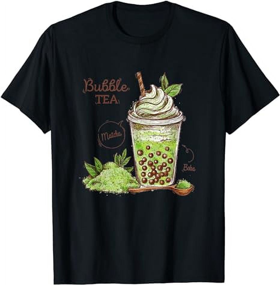 Bubble Tea Cup - Bubble Tea Flavors - Sweet Drinks T-Shirt - Walmart.com