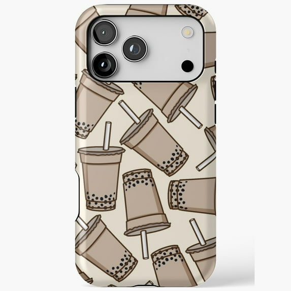 Bubble Tea Drink Cute Boba Lover Art Phone Case Compatible iPhone 17 ...