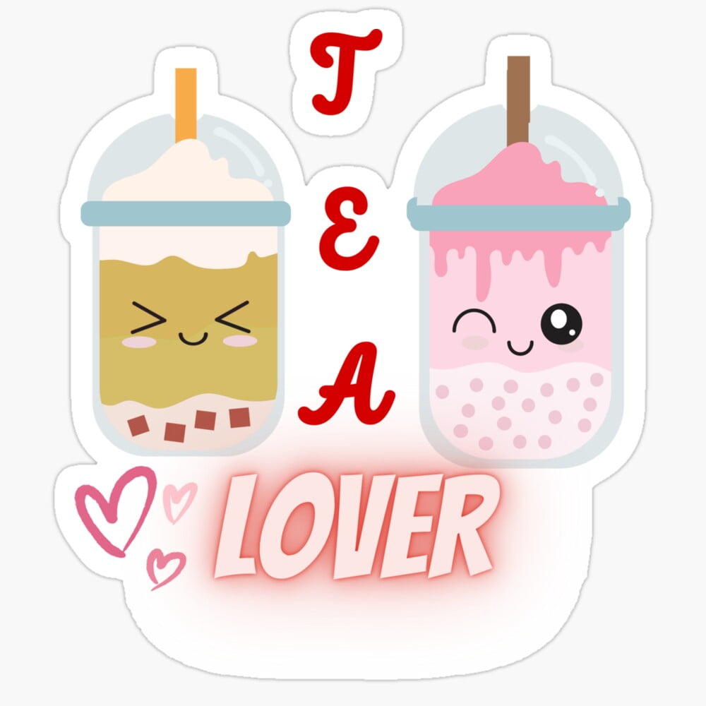 Bubble Tea Lover Sticker Phone Decal Water Bottle Stickers Car Decals ...
