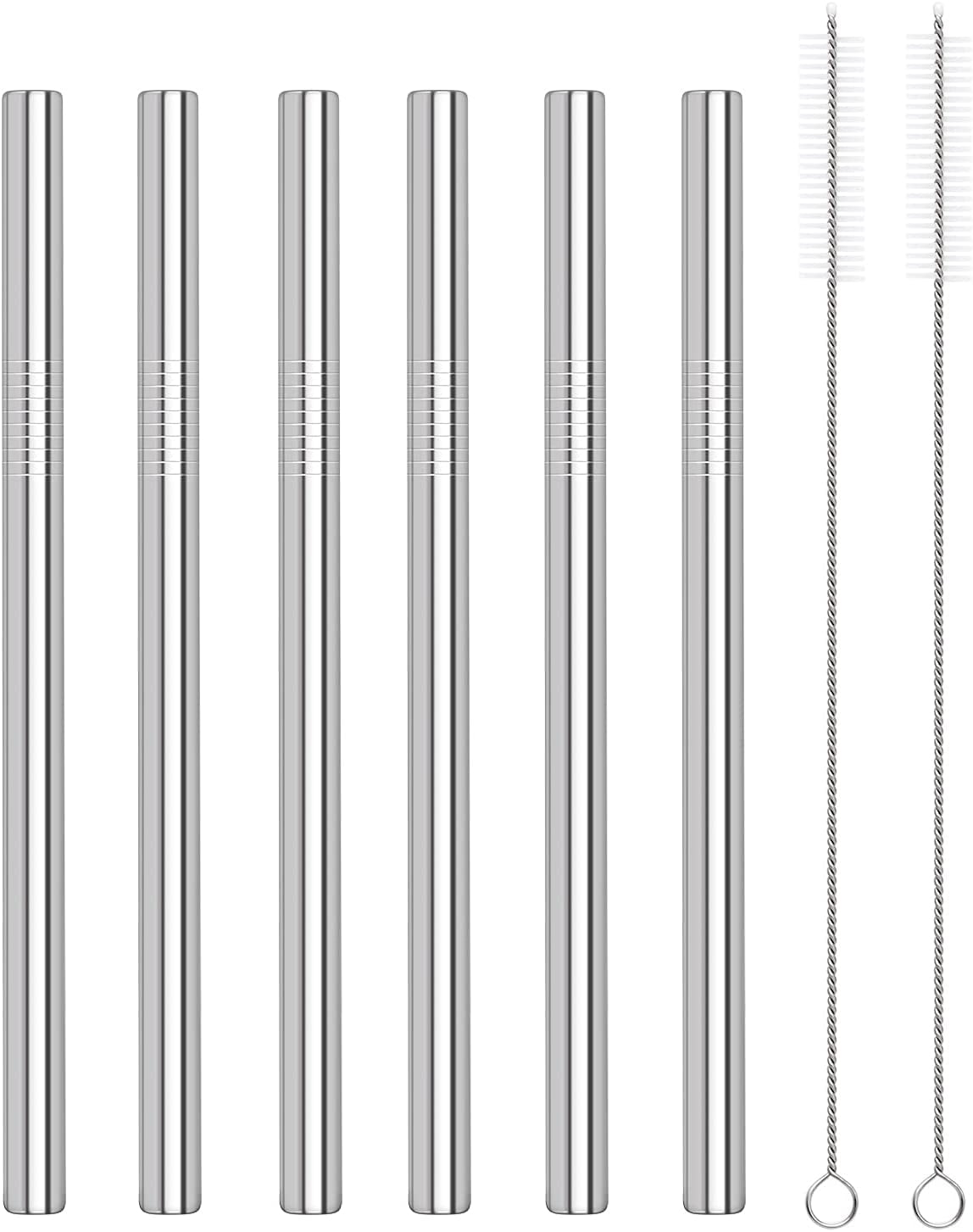 Bubble Tea Straws Reusable.Boba Straws Reusable.Milkshake Straws Thick ...