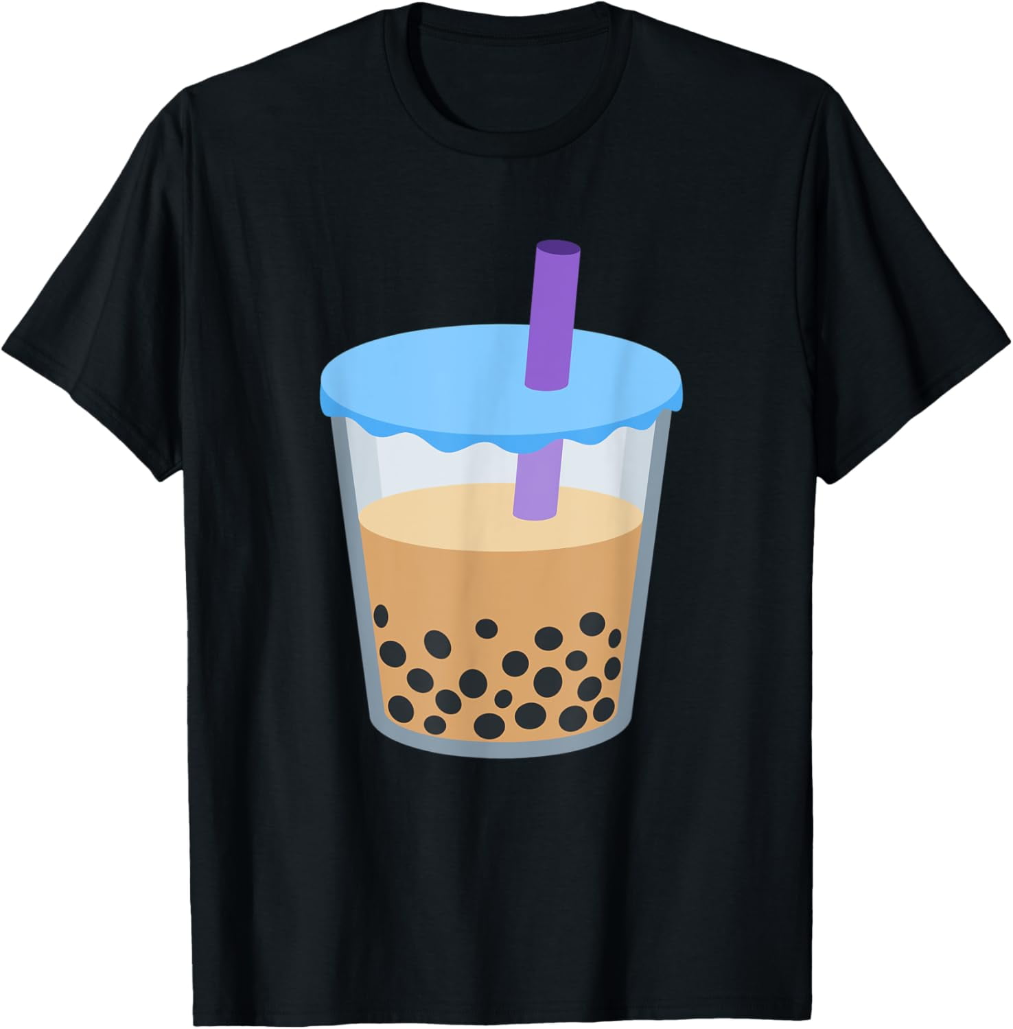 Bubble Tea boba tea Costume T-Shirt men and women can wear, black ...