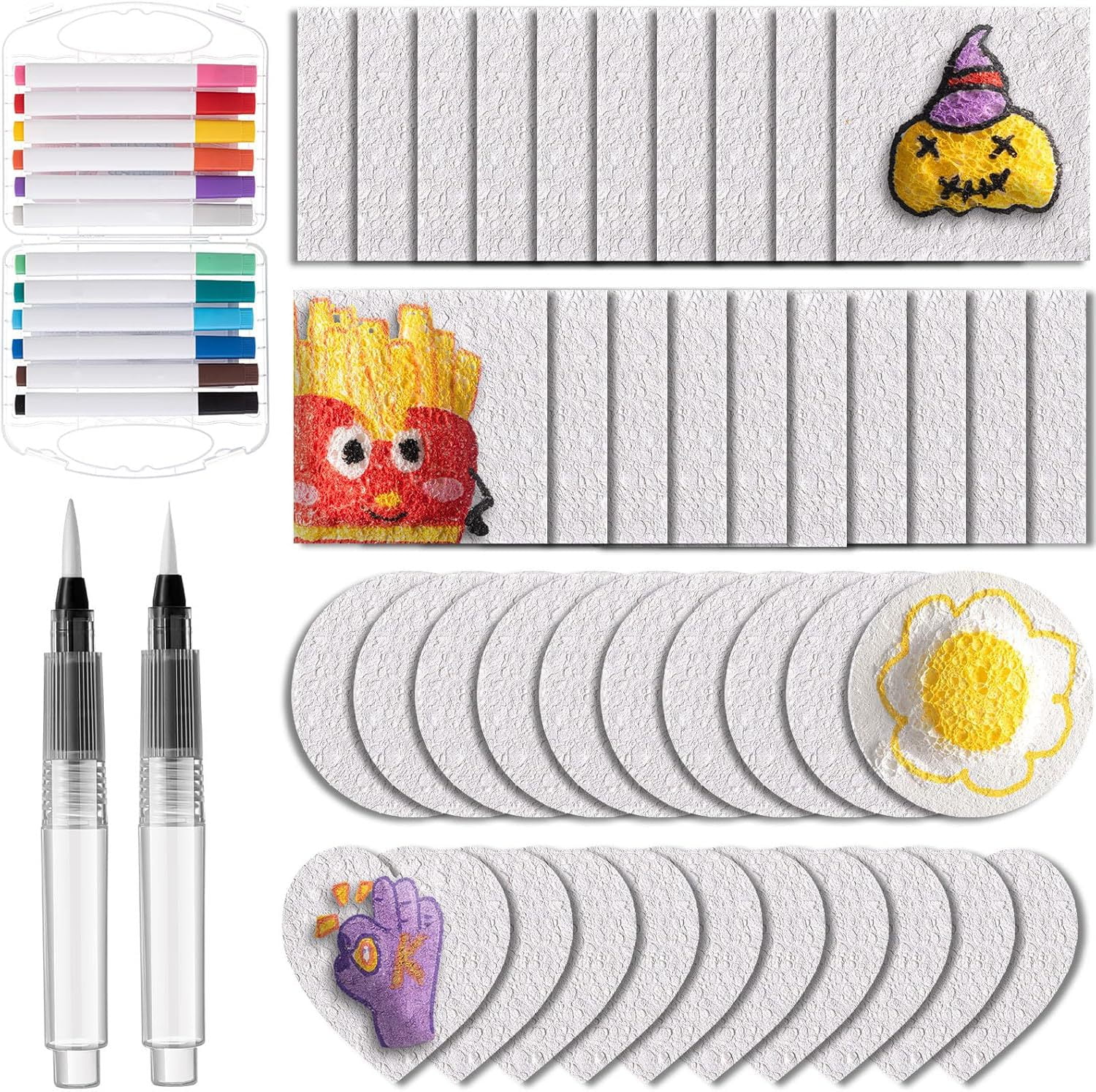 Bubble Texture Painting Children's DIY Handcraft New Squeeze Toy Wood ...