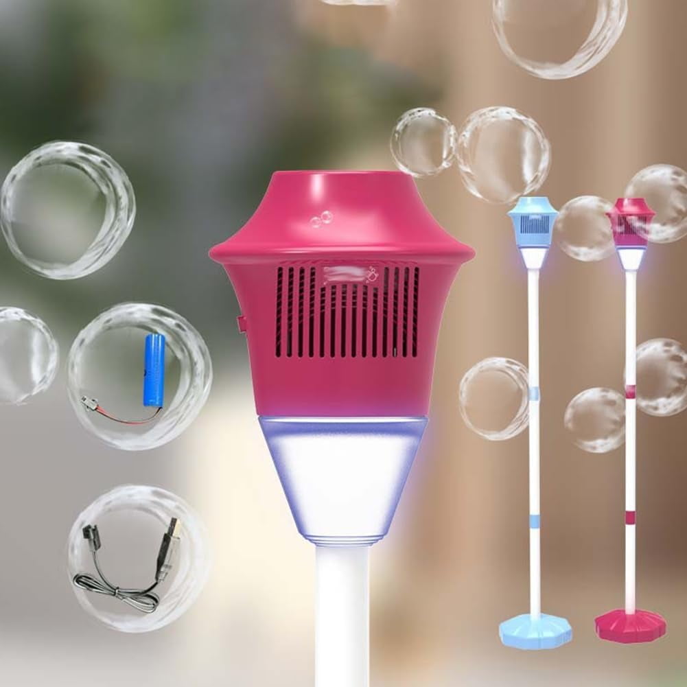 Bubble Torch Garden Lamp, Bubble Maker Stand, 47 Inches Standing ...