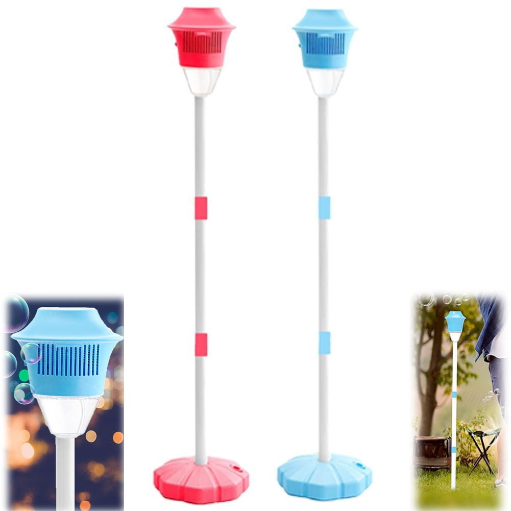 Bubble Torch Garden Lamp Rechargeable Bubble Maker with Lights ...