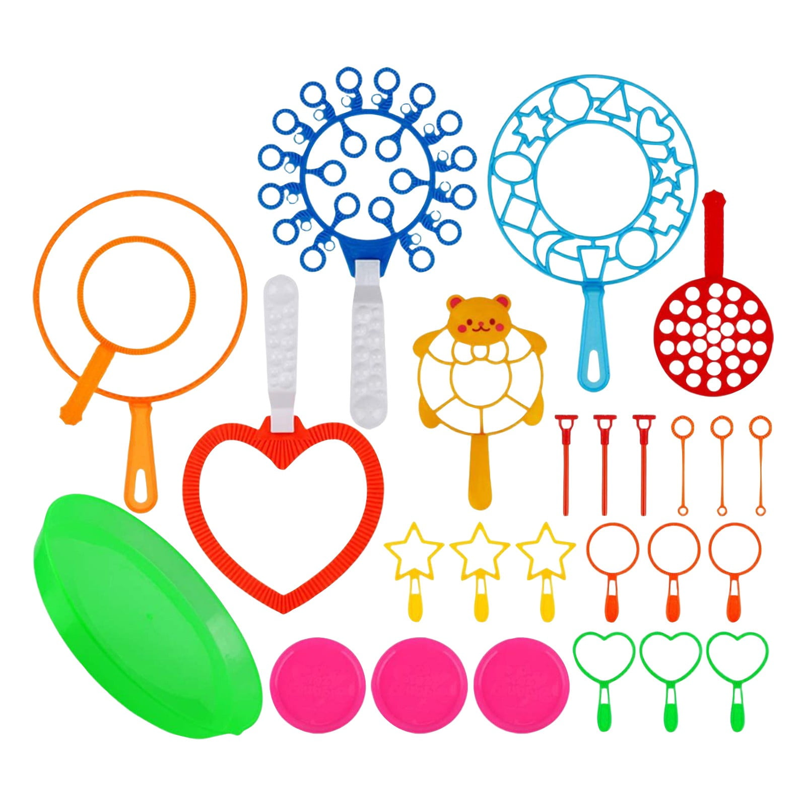 Bubble Toys, Big Bubble Wands Set Bulk for Kids Summer Outdoor ...