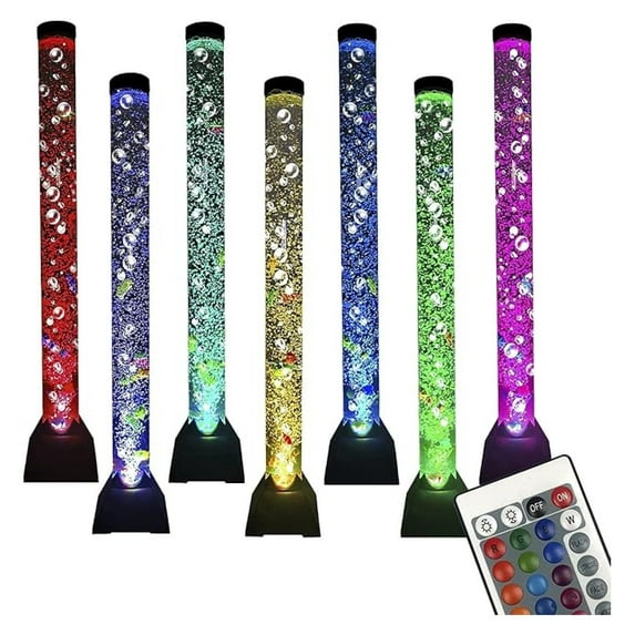 Bubble Tube Lamp - Floor Fish Aquarium Light – Lamp – Autism Sensory ...