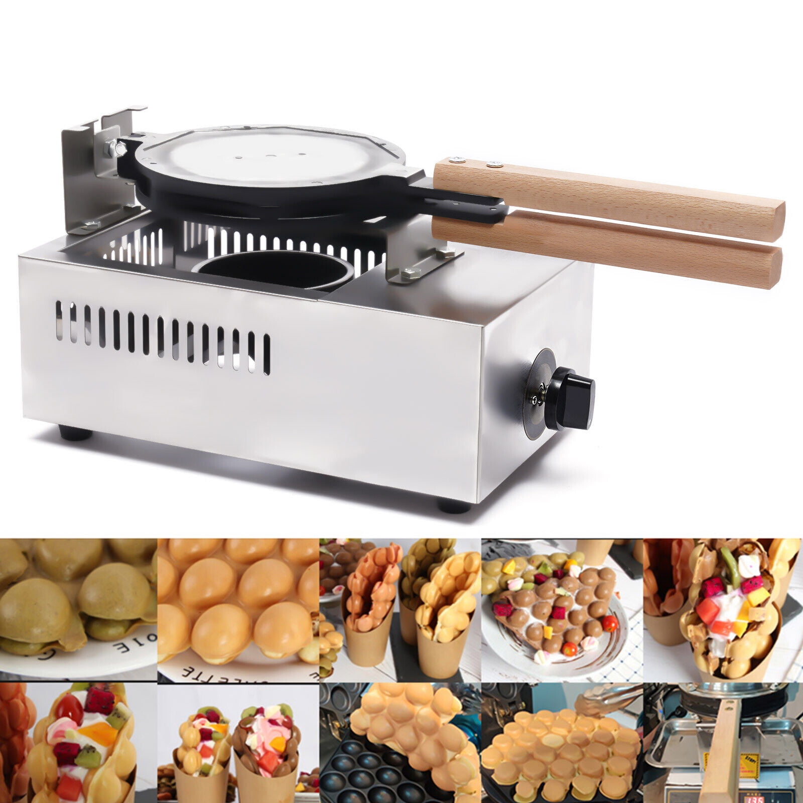 Bubble Waffle Maker Bubble Egg Waffles Cake Waffle Baker Machine ...