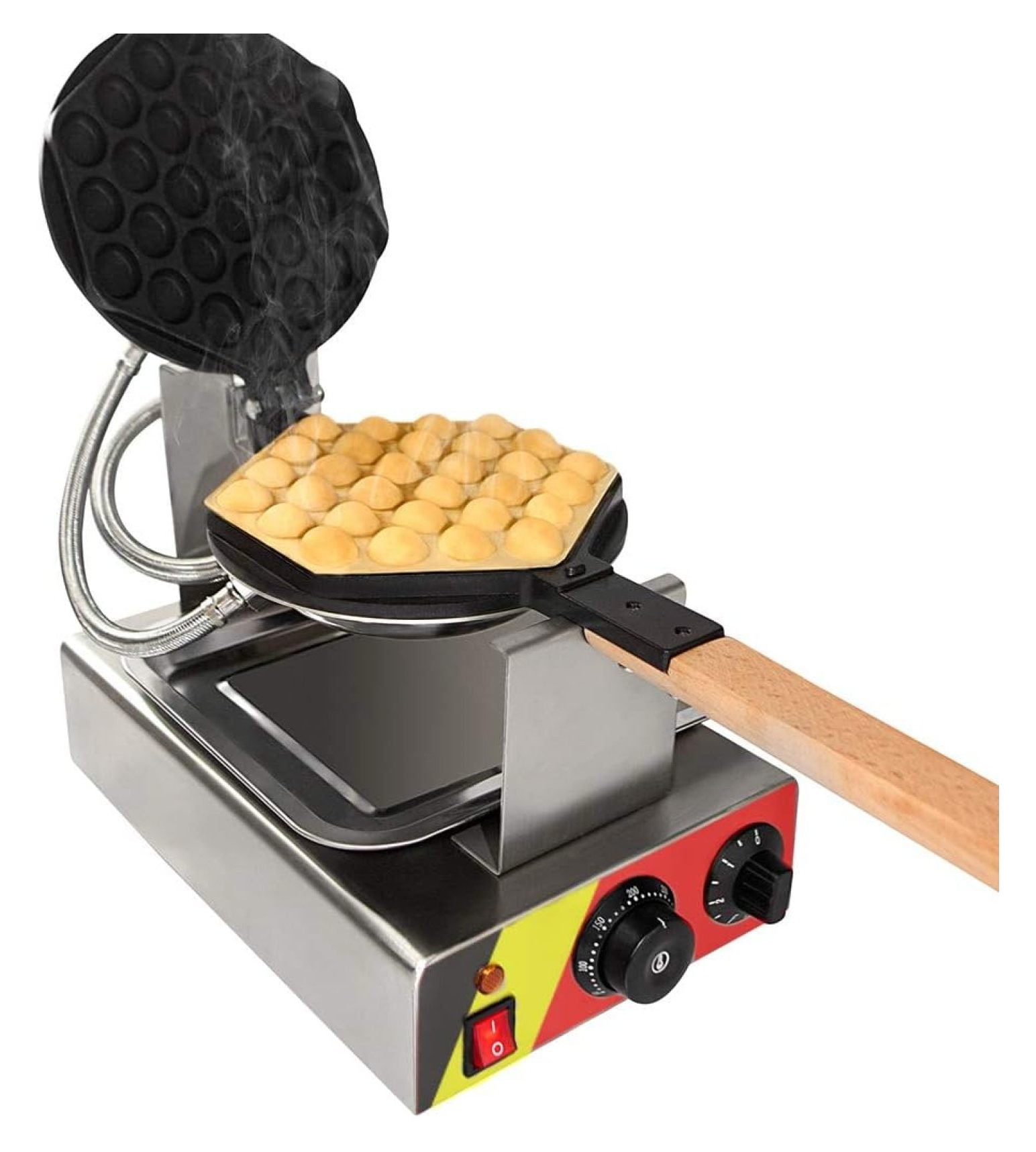 Bubble Waffle Maker for Egg Puff and Hong Kong Waffles | Stainless ...