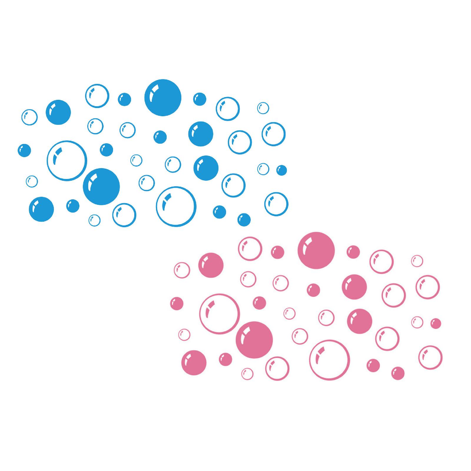 Bubble Wall Decal Sticker Transparent Hollowed Out Children's Birthday ...