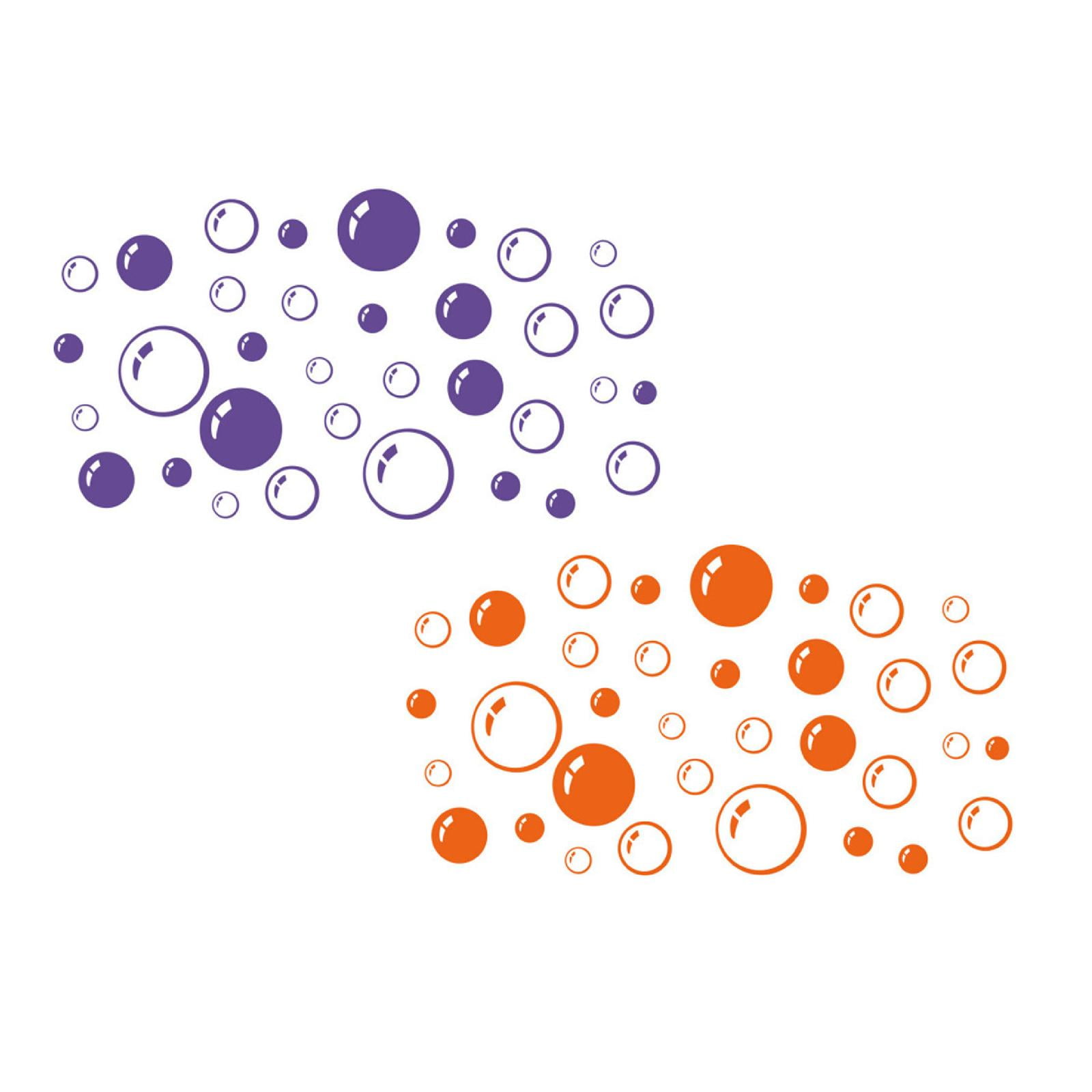 Bubble Wall Decal Sticker Transparent Hollowed Out Children's Birthday ...