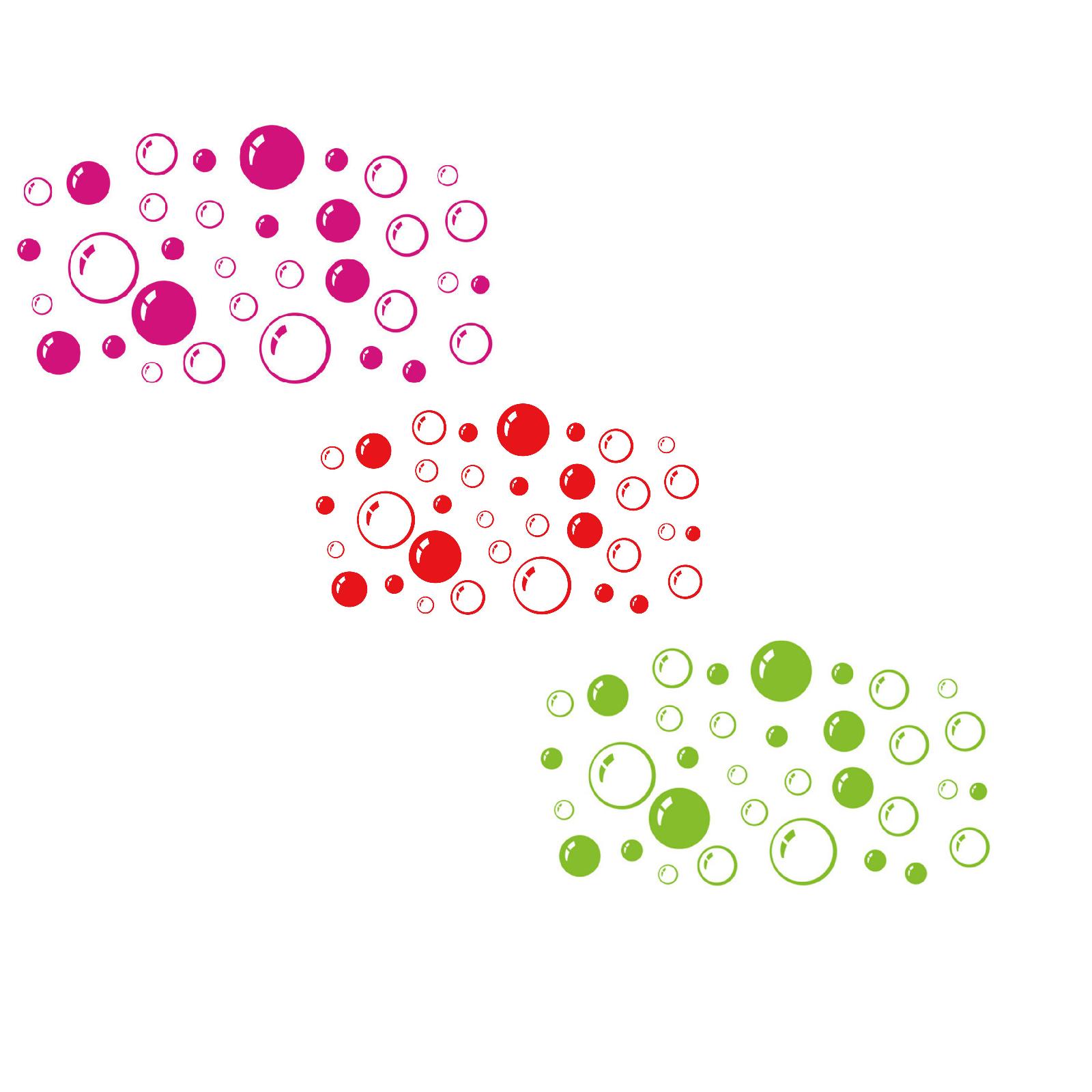 Bubble Wall Decal Sticker Transparent Hollowed Out Children's Birthday ...