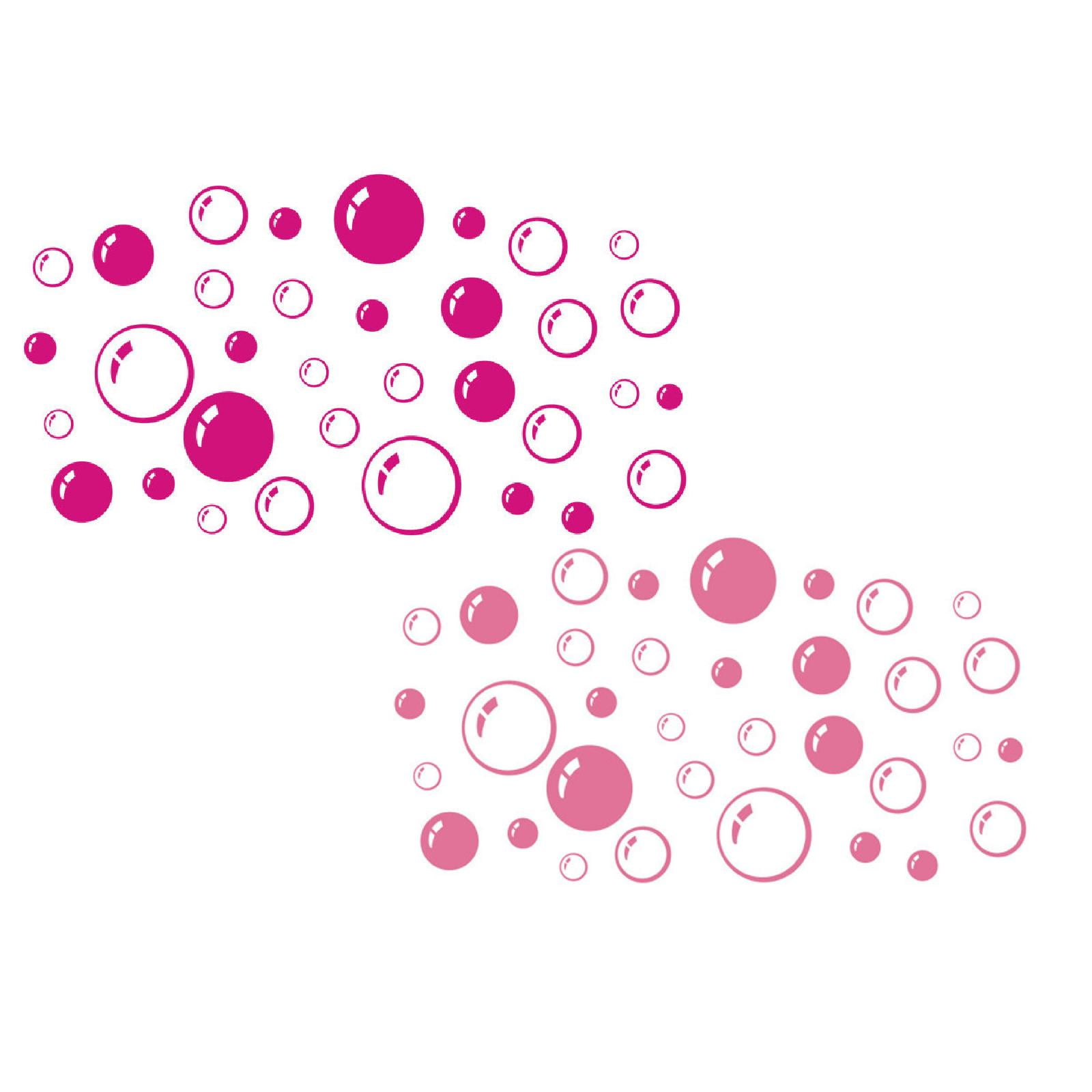 Bubble Wall Decal Sticker Transparent Hollowed Out Children's Birthday ...