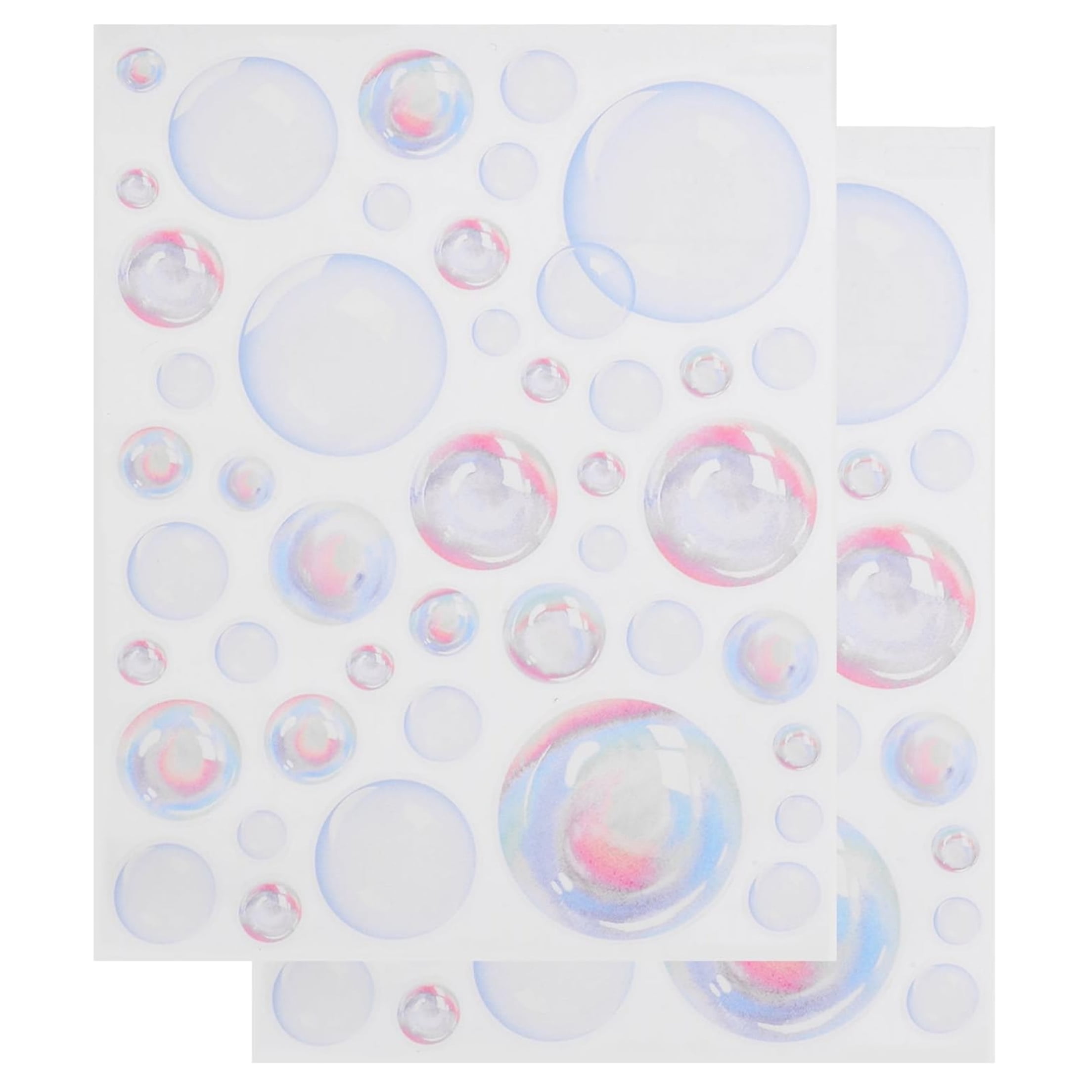 Bubble Wall Decals 2 Sheets Wall Bubble Stickers Ocean Theme Wall ...