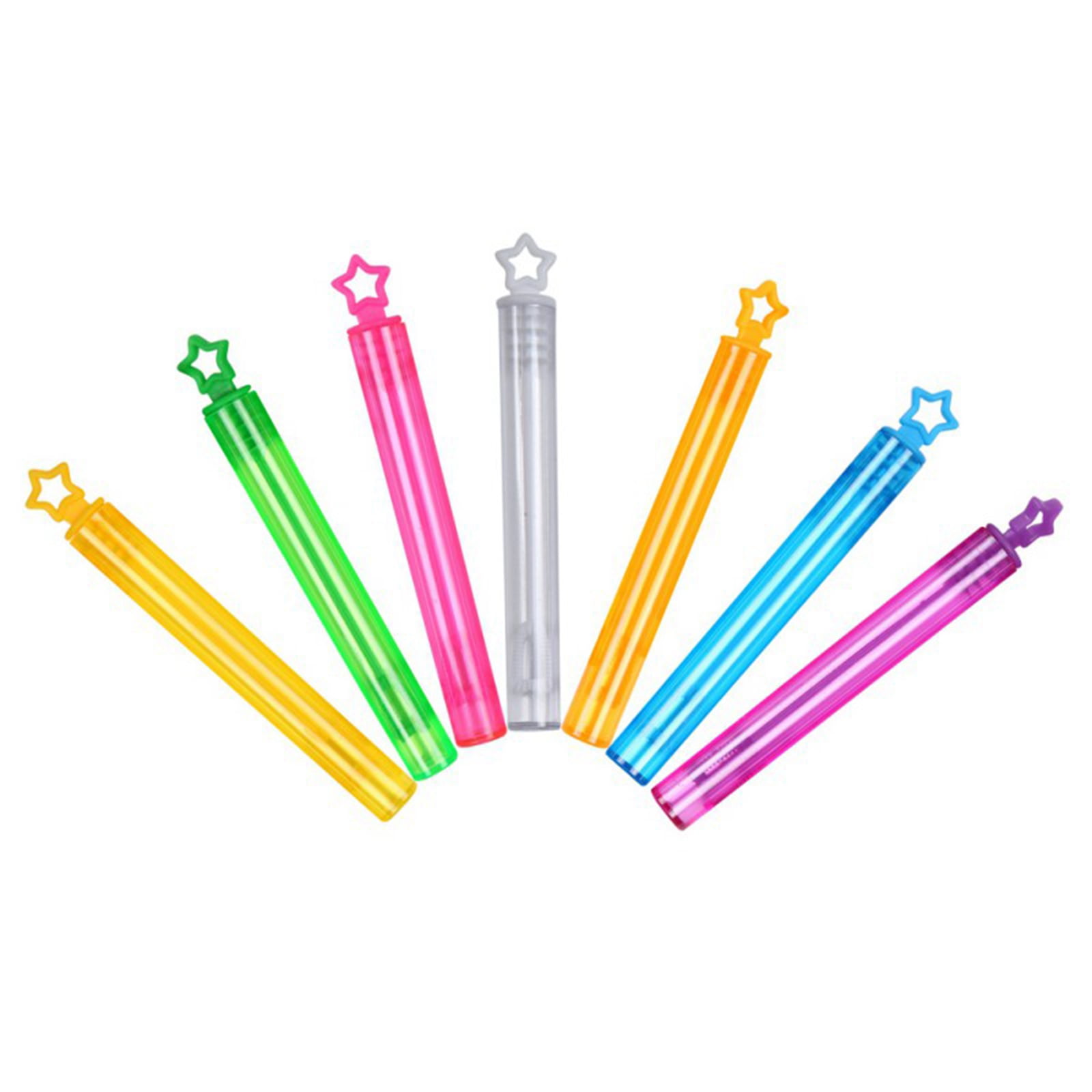 Bubble Wand, 7 Pack Mini Bubble Wands Bulk 7 Colors for Halloween ...