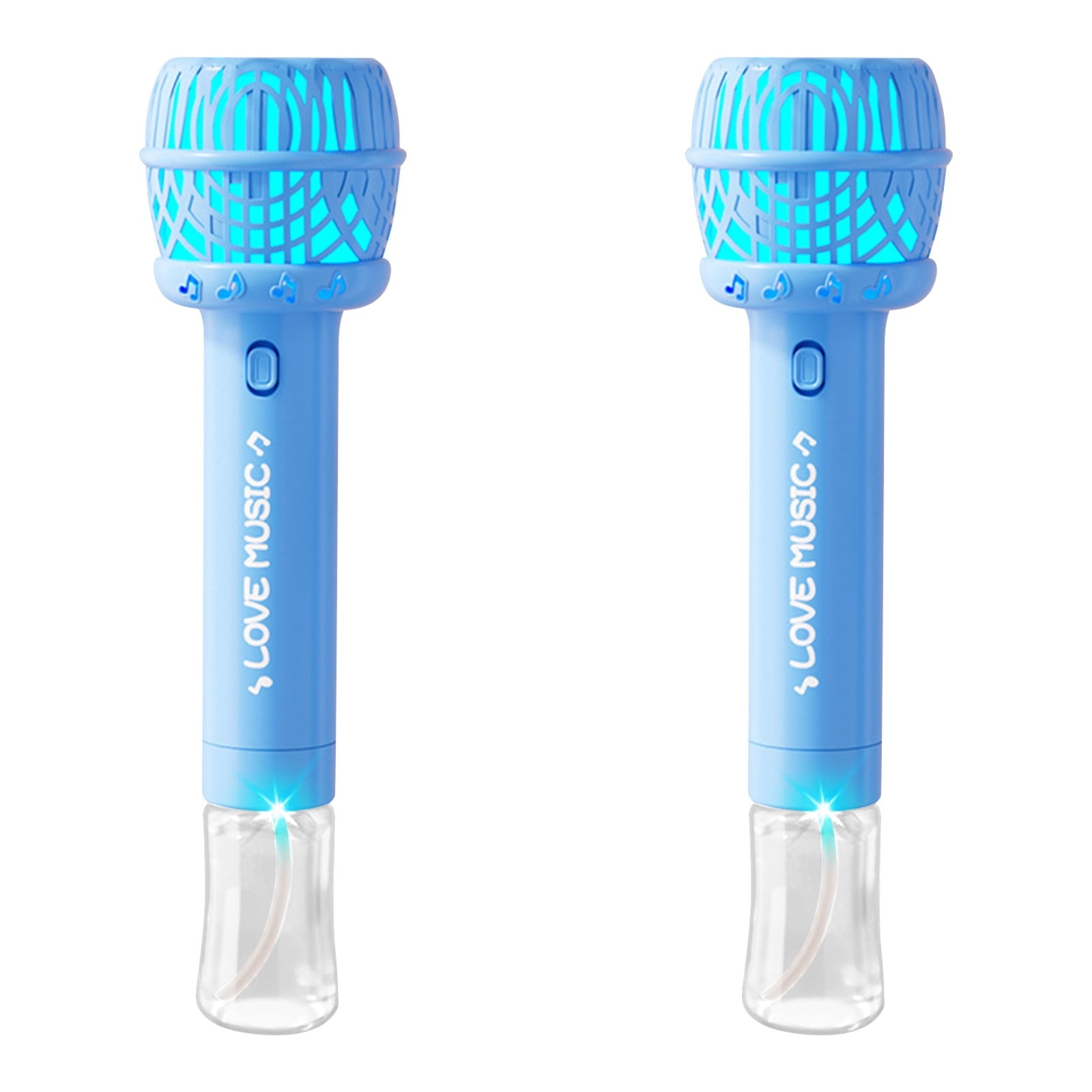 Bubble Wands for Kids Girls - LED Light Microphone Bubble Machine with ...