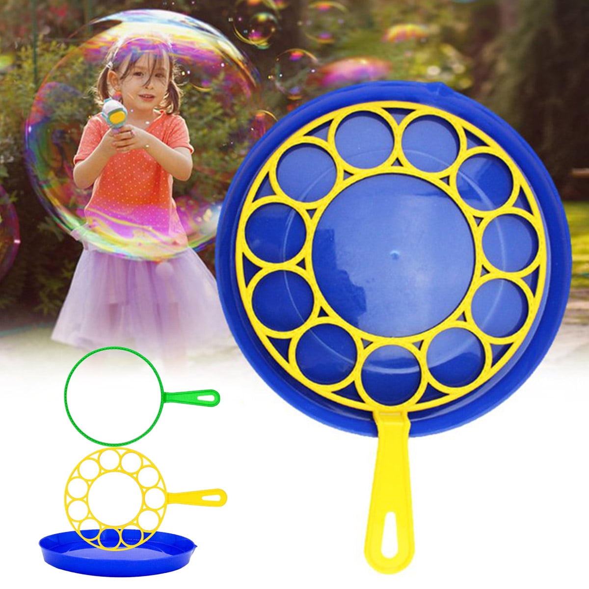 Bubble Wands Set, Kids Outdoor Giant Bubbles Wand Large Bubbles Maker ...