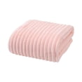 Bubble Wavy Flannel Quick Dry Bath Towel, Ultra Soft Thickened Plush ...