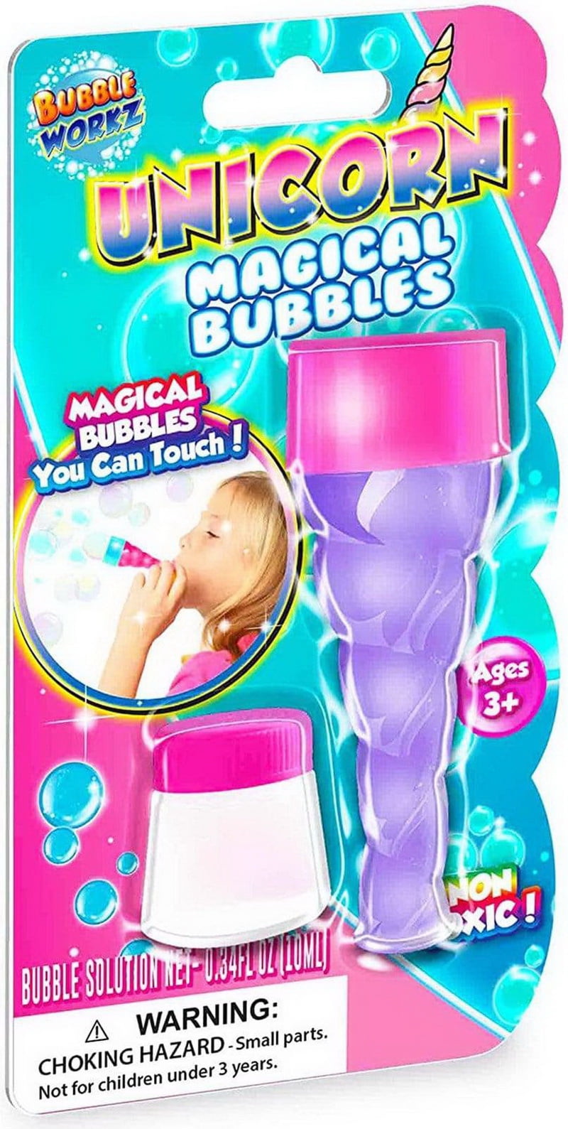 Bubble Workz Unicorn Magical Bubbles - Walmart.com