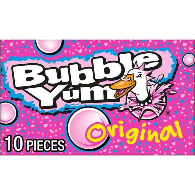 Bubble Yum Original Chewy Bubble Gum, 2.82 oz for Breakroom - Walmart ...
